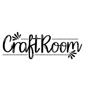 Craft Room Svg, Crafting Svg, Cut Files, Cricut, Craft Room Decor, Wall ...