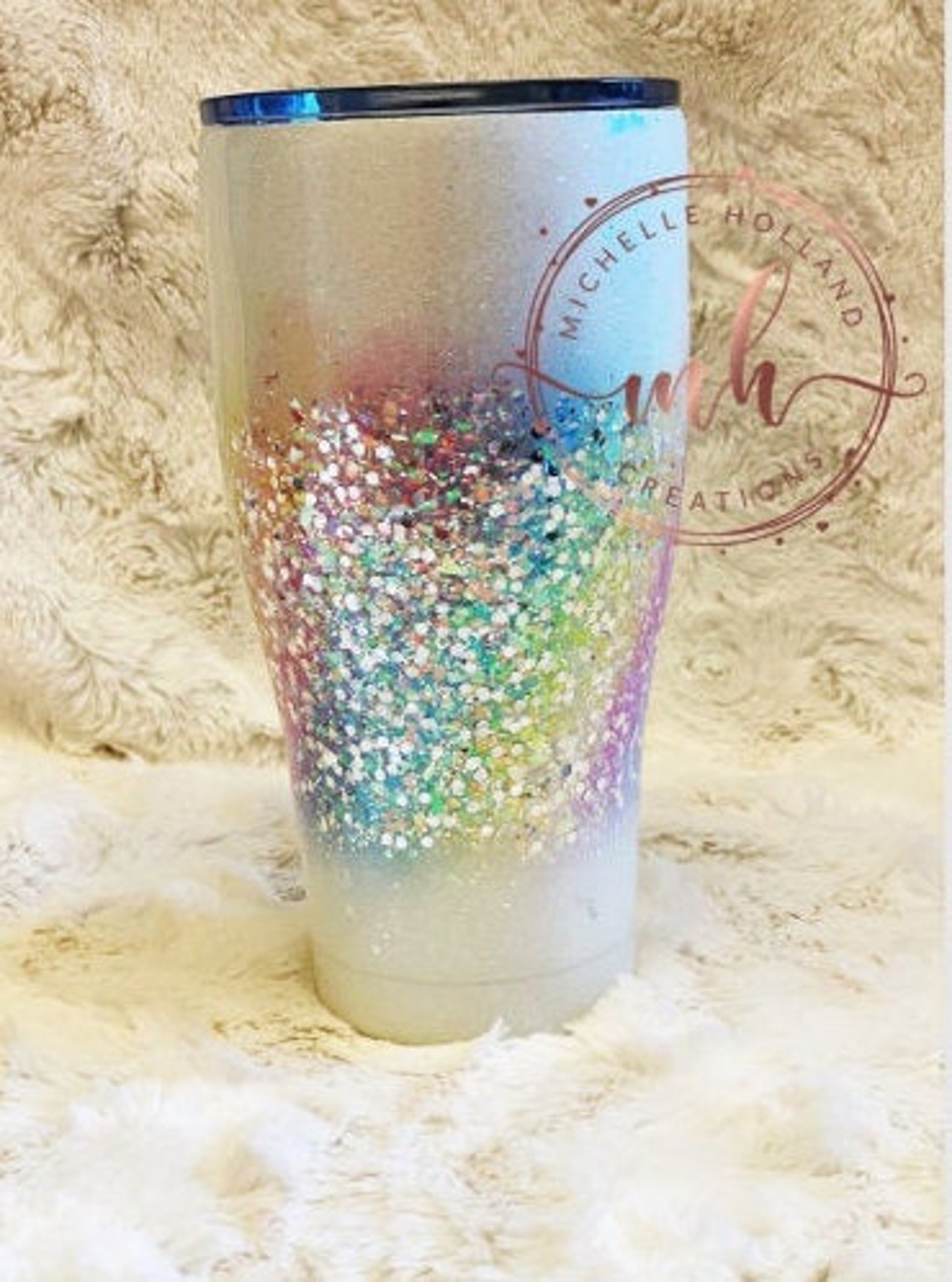 Rainbow Tumbler - Etsy