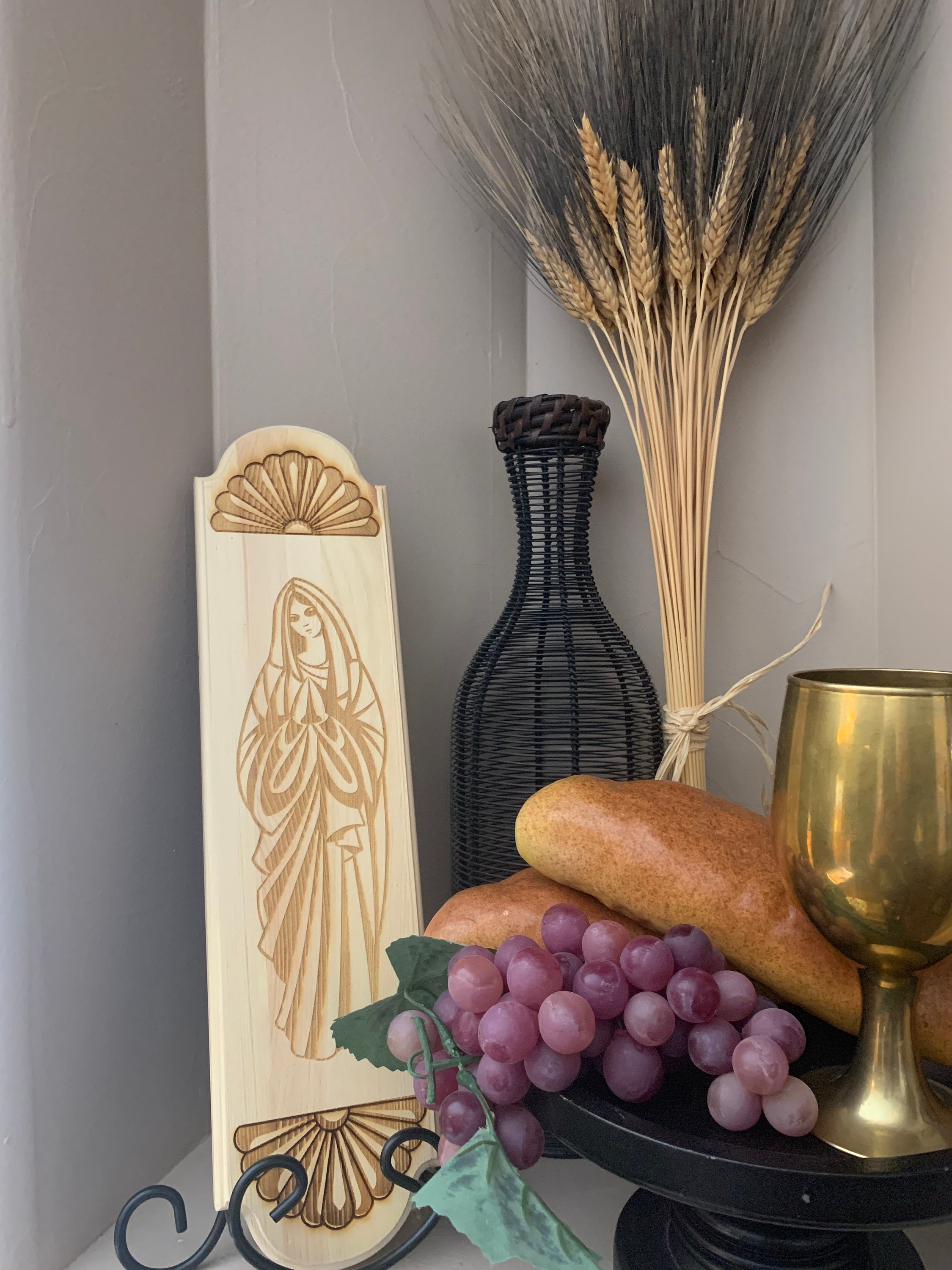 Madonna Religious Plaque - Etsy