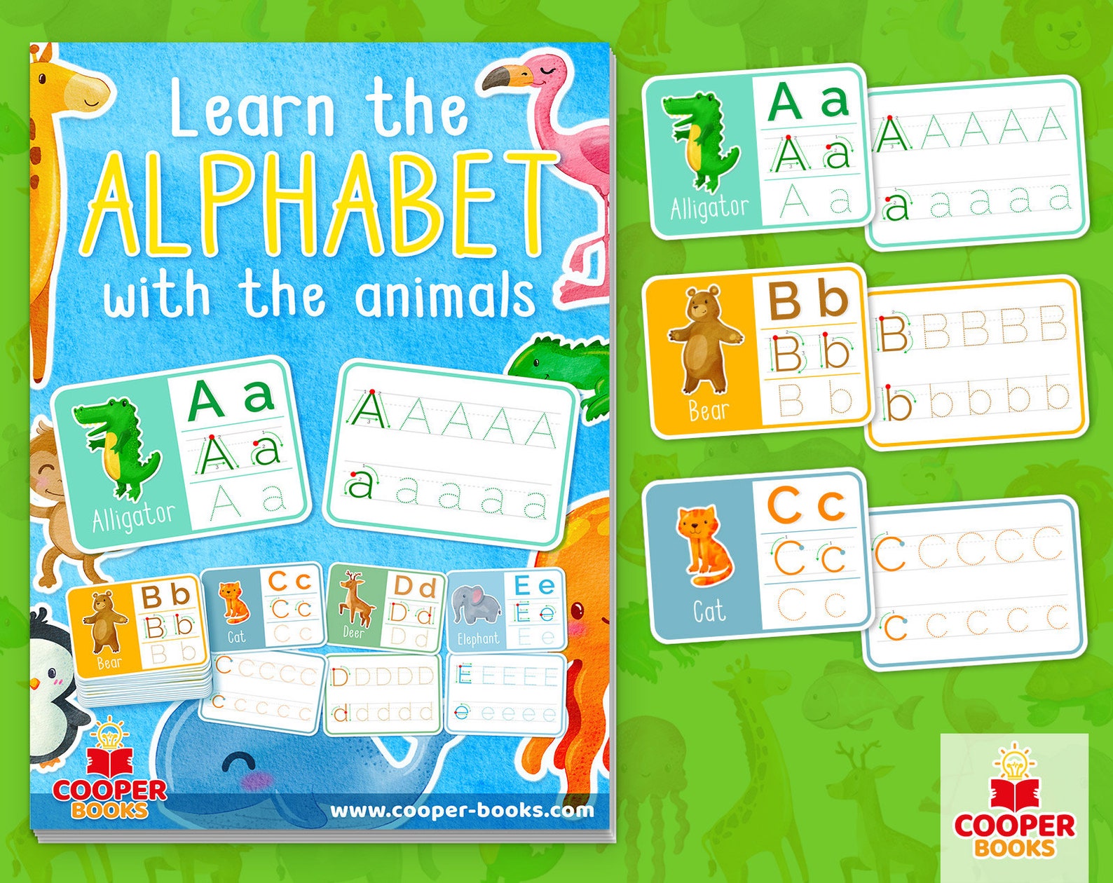 Learn the Alphabet With the Animals Download and Print - Etsy Singapore