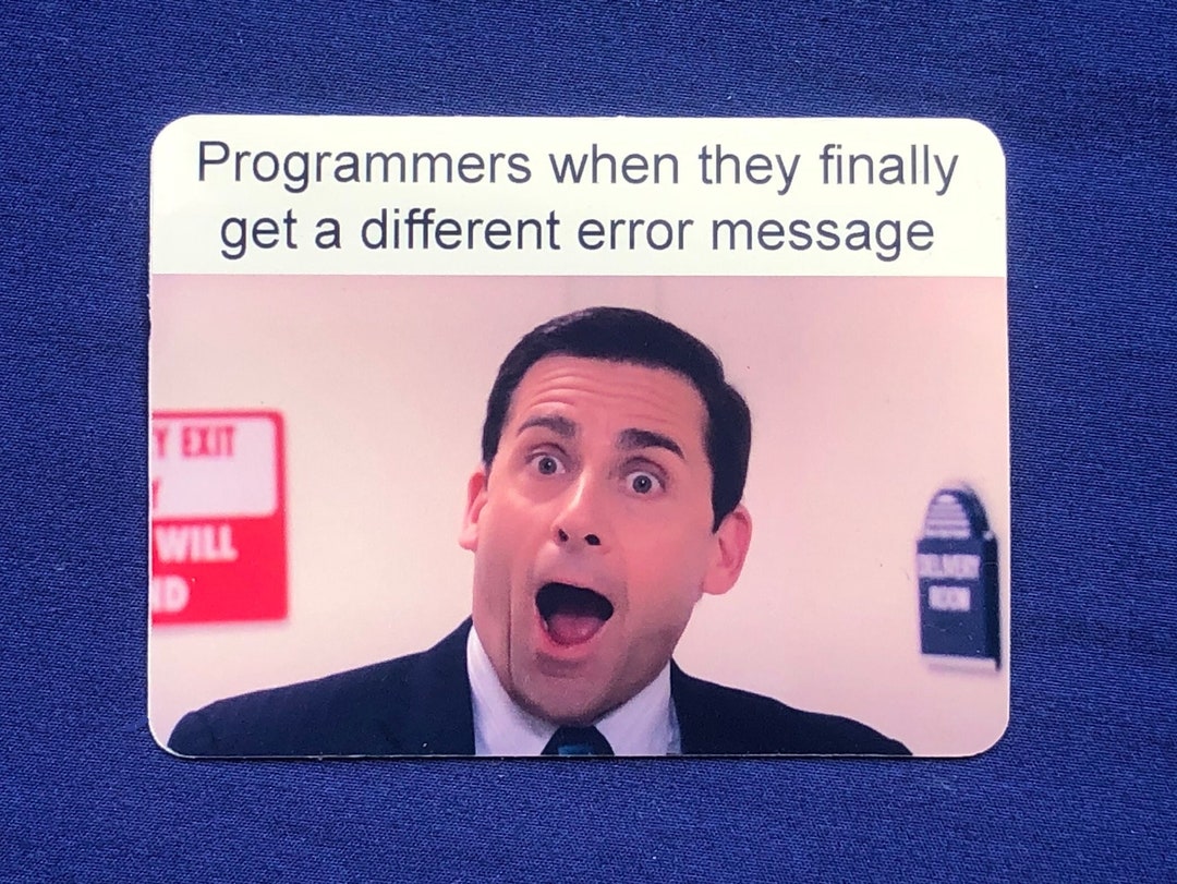 Funny Tech Meme Sticker for Software Engineers and Computer Programmers About Bugs Error ...