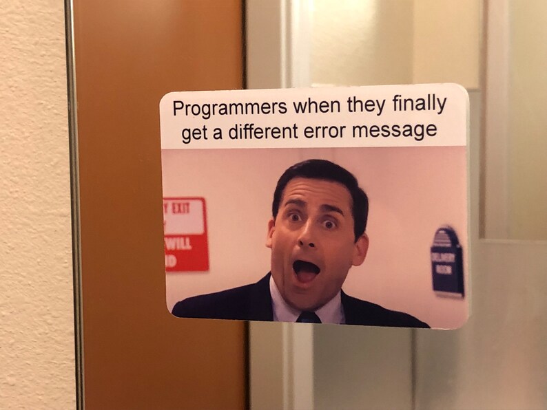 Funny Tech Meme Sticker for Software Engineers and Computer Programmers ...