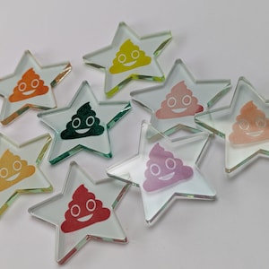 Toddlers Potty Training Poop Award Stars. - Etsy UK