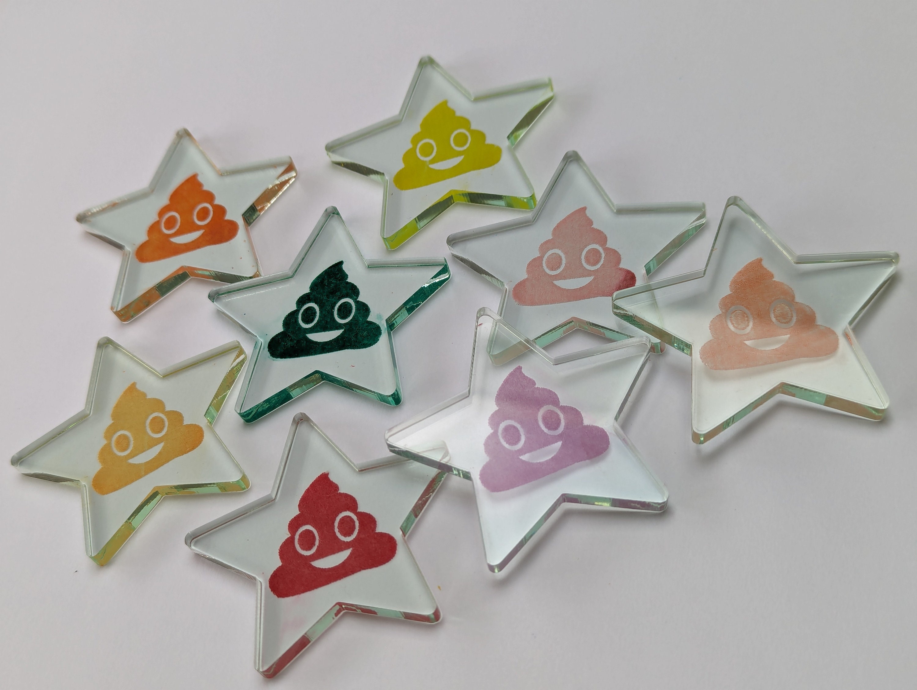 Toddlers Potty Training Poop Award Stars. - Etsy UK