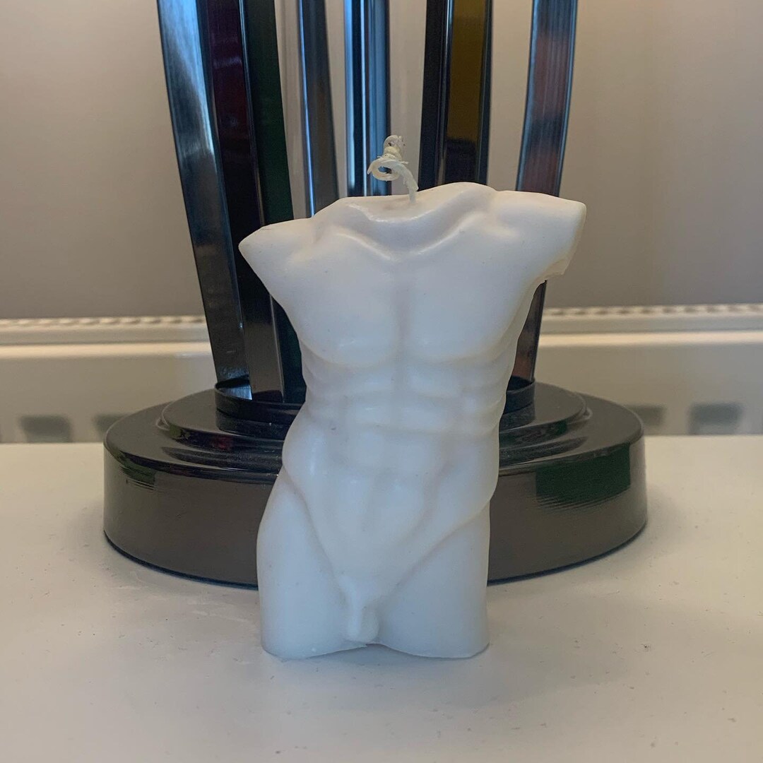 Male Torso Candle - Etsy