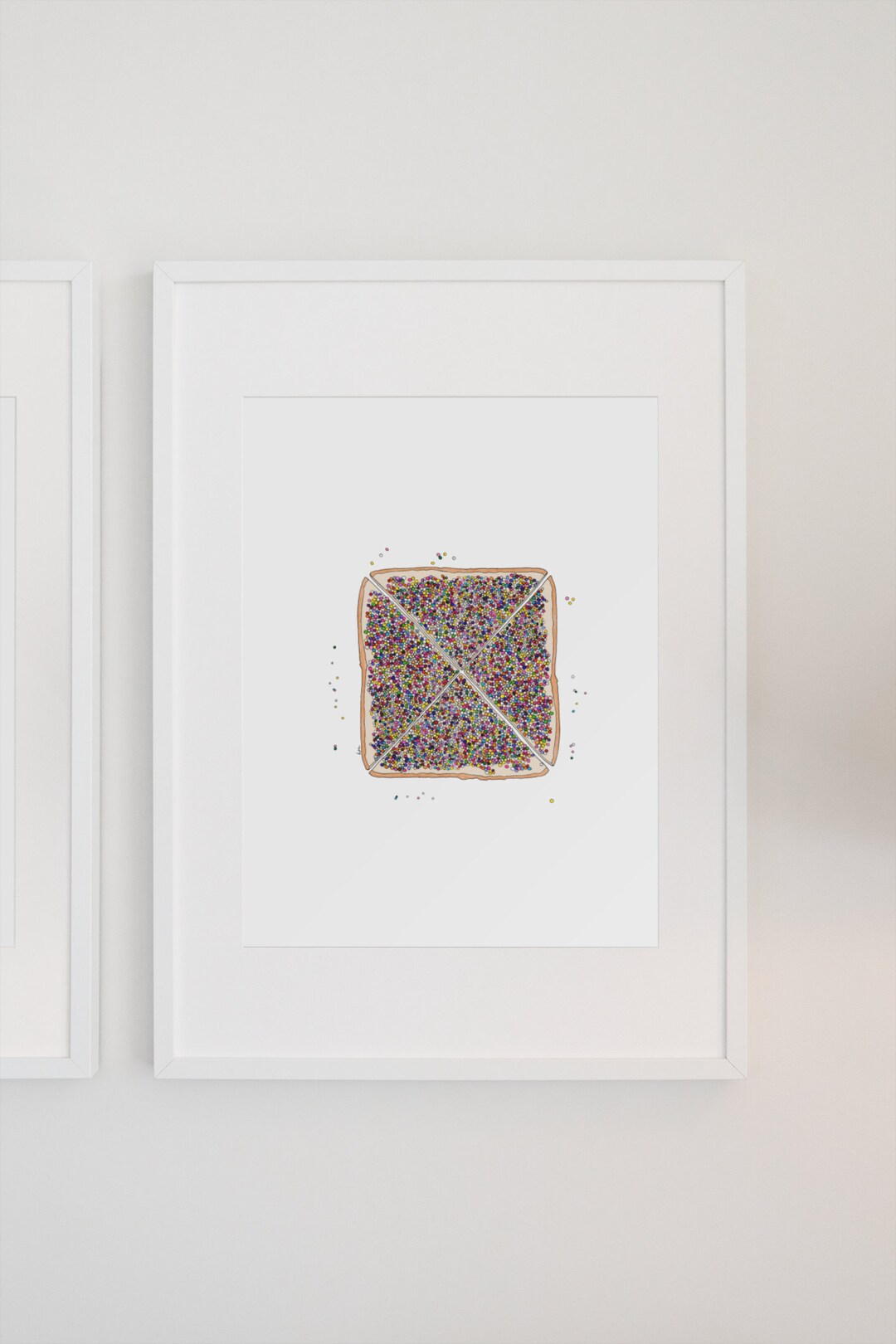 Fairy Bread Series - Bread C | Digital Print File | Illustration ...