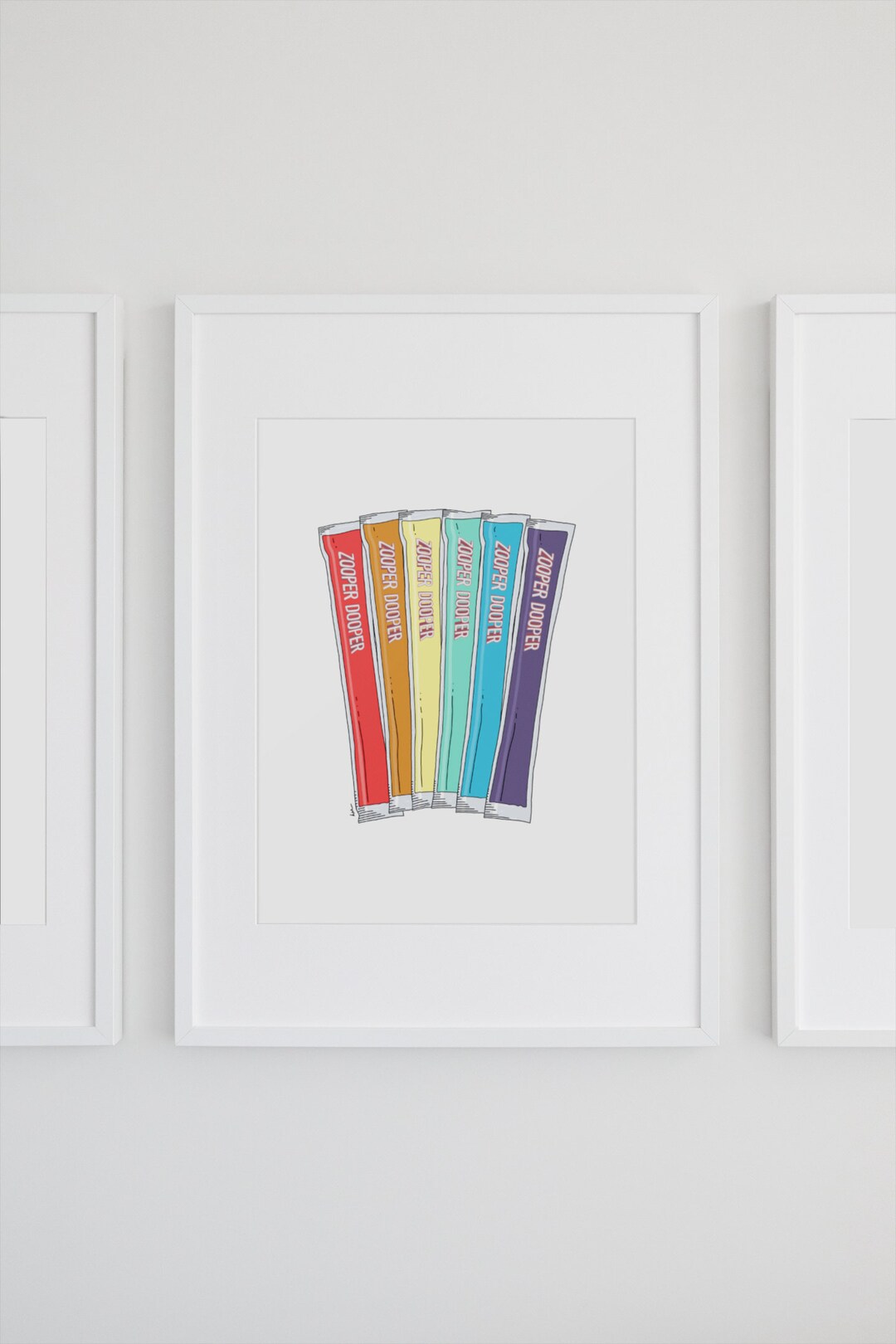 Zooper Dooper Digital Print File Illustration Print - Etsy