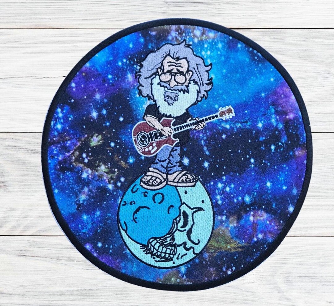 Jerry Garcia, Standing on the Moon, Appliqué Patch Grateful Dead - Etsy