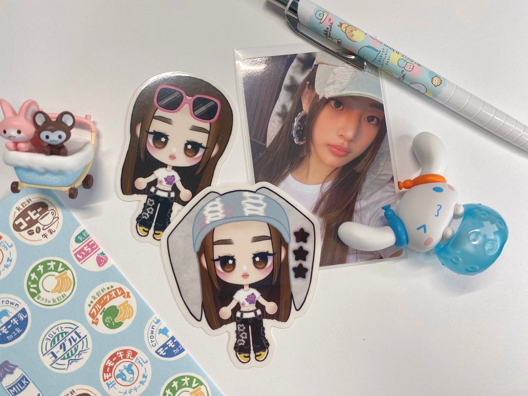 Minji Newjeans Sticker Clear Vinyl Sticker - Etsy