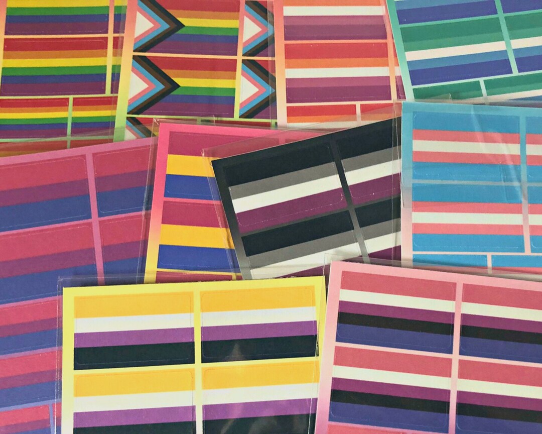 Pride Flag Sticker Sheets - Etsy