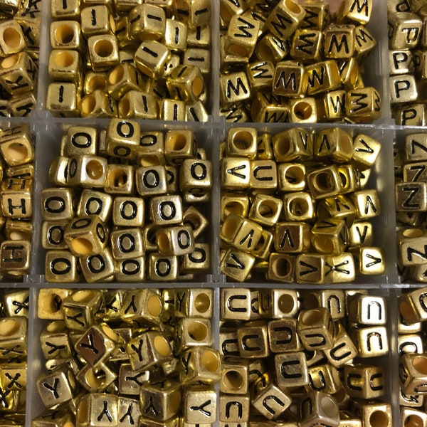 Letter Beads - Etsy