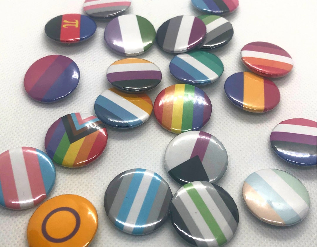 Pride Flag Buttons - Etsy