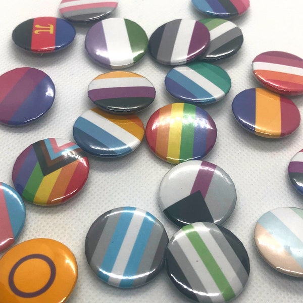 Pride Flag Buttons - Etsy