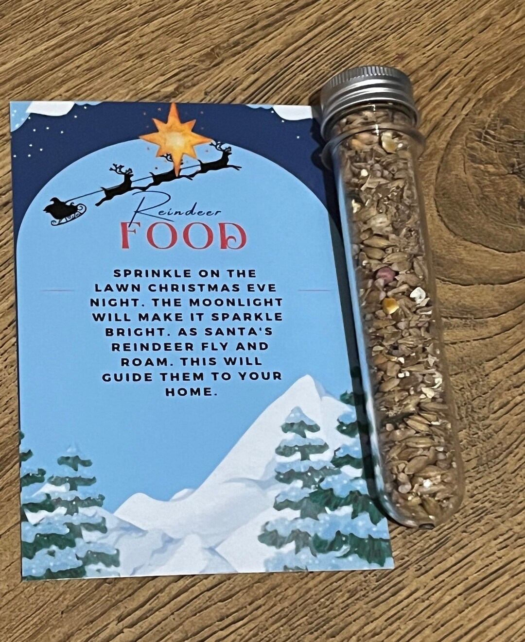 Reindeer Food Christmas Eve Box Filler - Etsy