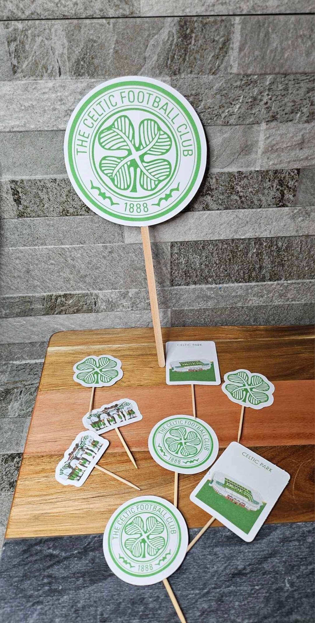 Celtic Inspired Cake Topper Set - Etsy