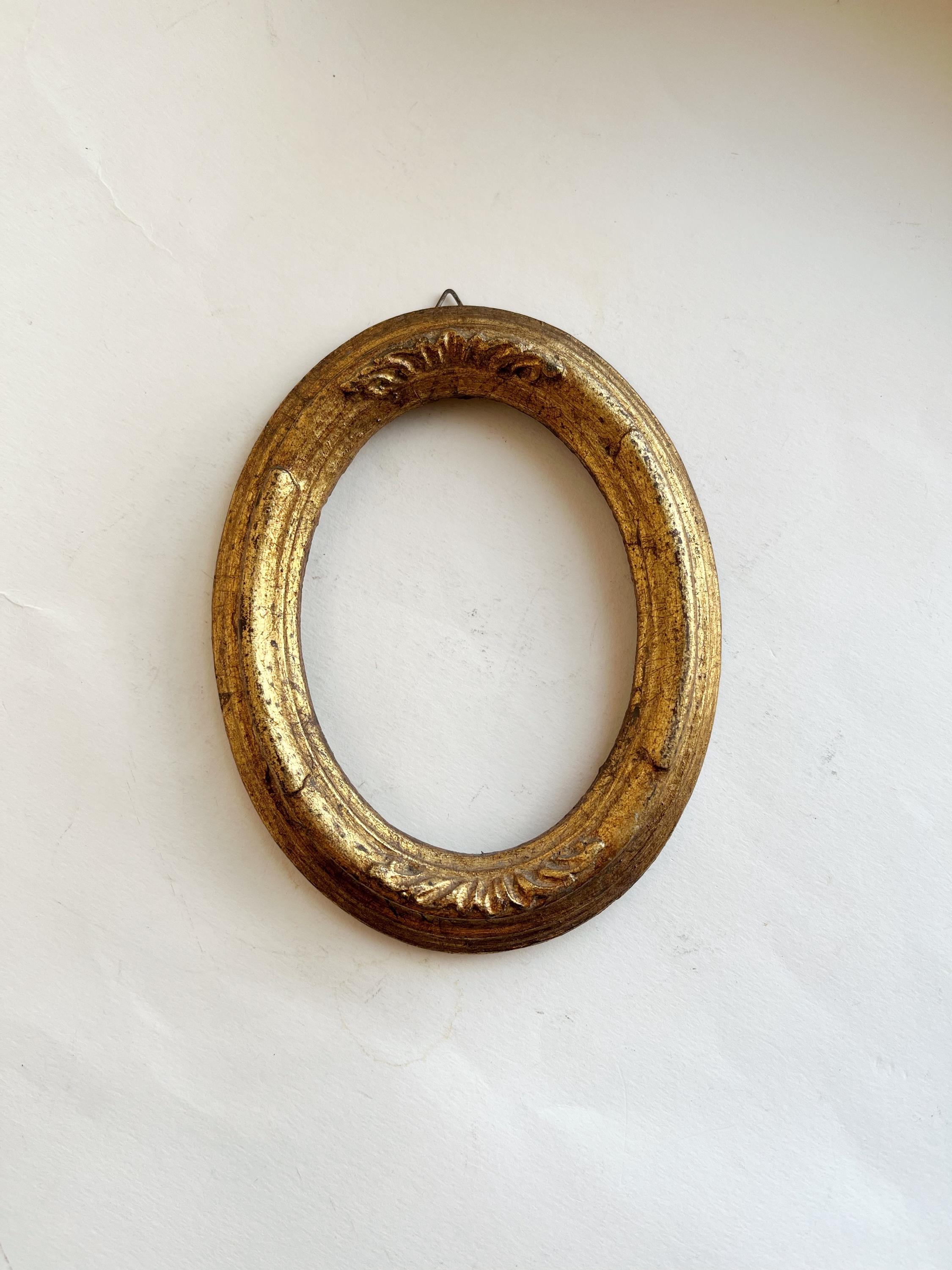 Florentine Handcrafted Oval Frame. Vintage Frames Made in Italy ...