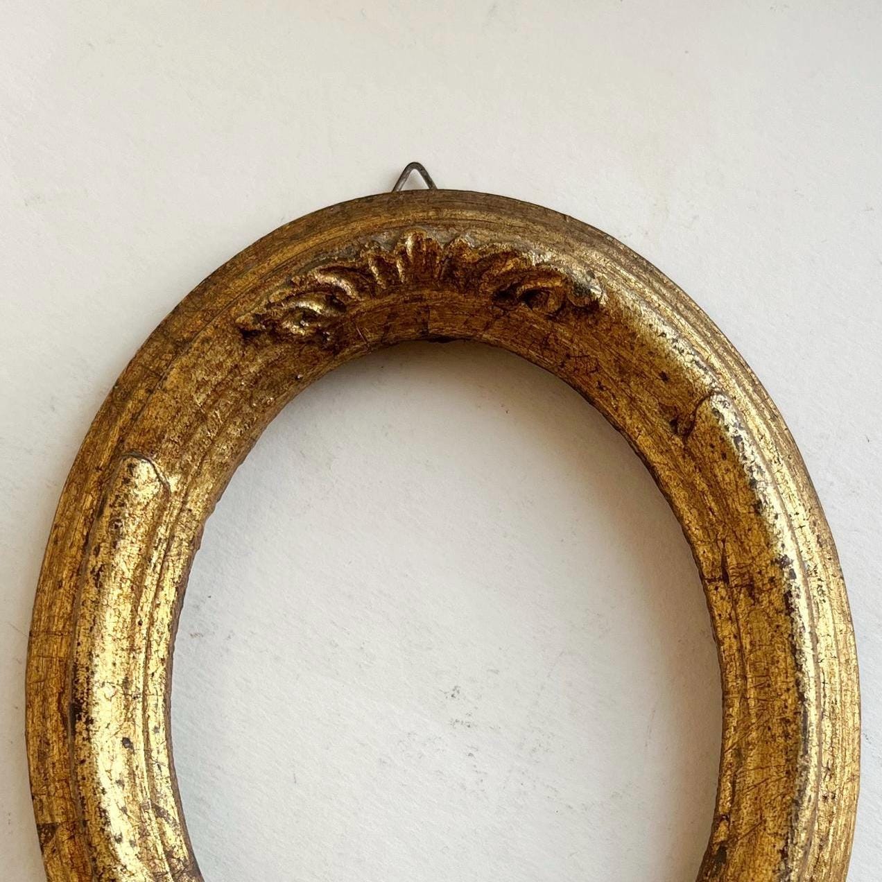Florentine Handcrafted Oval Frame. Vintage Frames Made in Italy ...