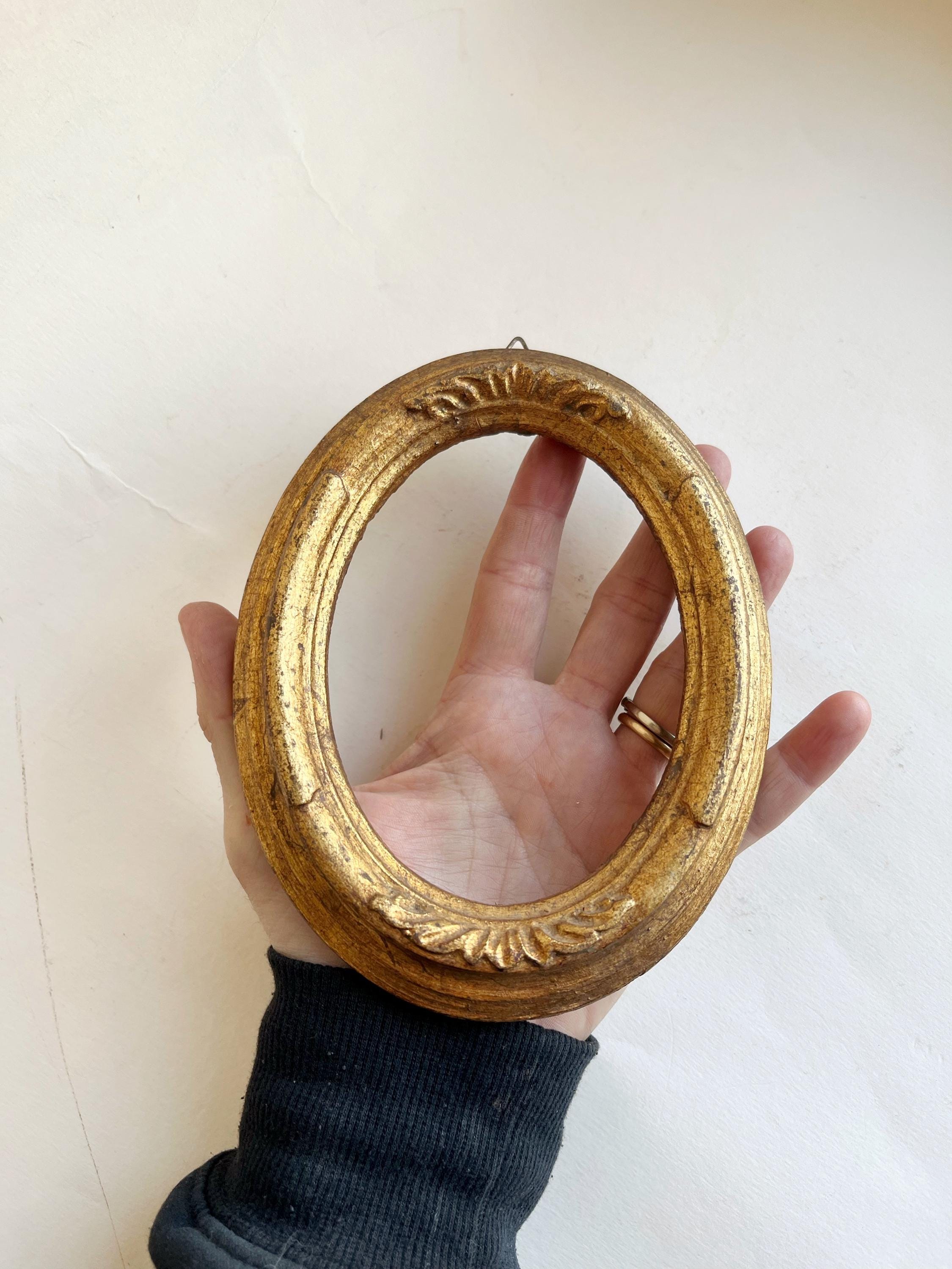Florentine Handcrafted Oval Frame. Vintage Frames Made in Italy ...