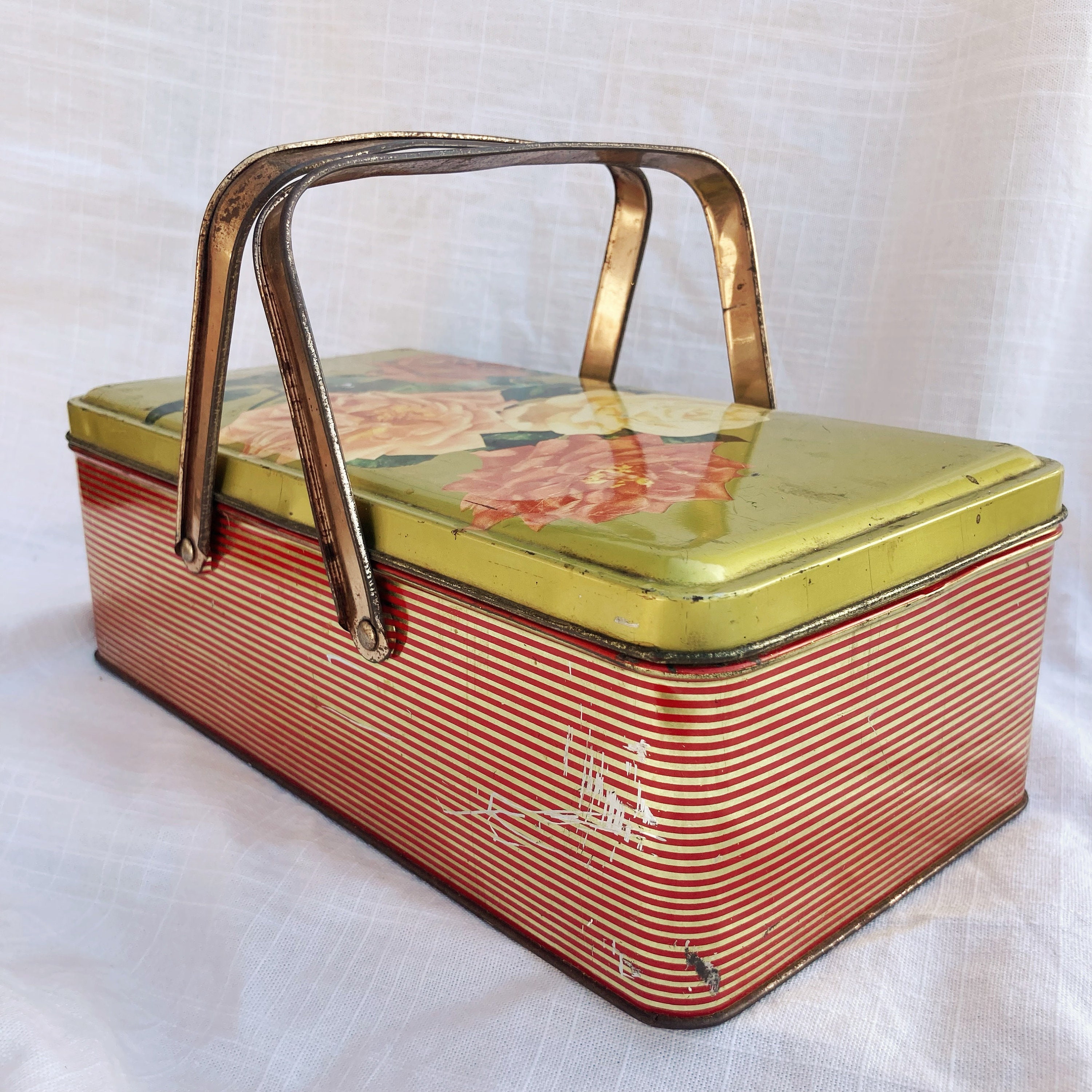 Perfetti Vintage Tin Box. Italian Tin Box. Italian Vintage. Picnic ...