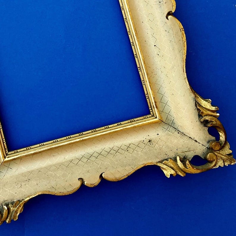 Italian Vintage Frame. Florentine Style Wooden Frame. Decorative Frame ...