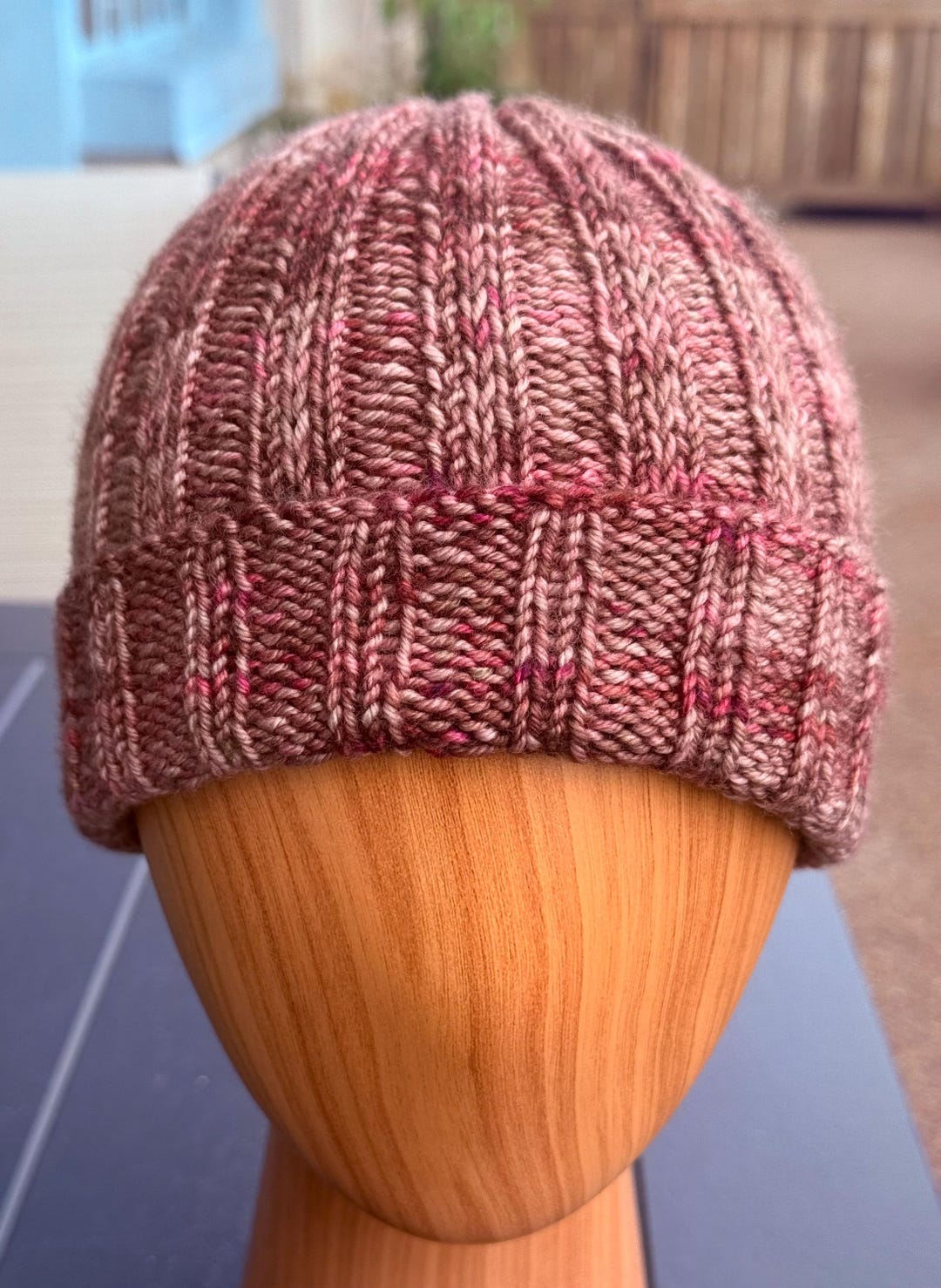 DK Hat Knitting Pattern – Slip Stitch Rib - Etsy