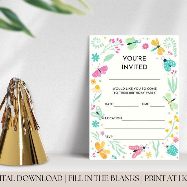 Fill in Invitations - Etsy