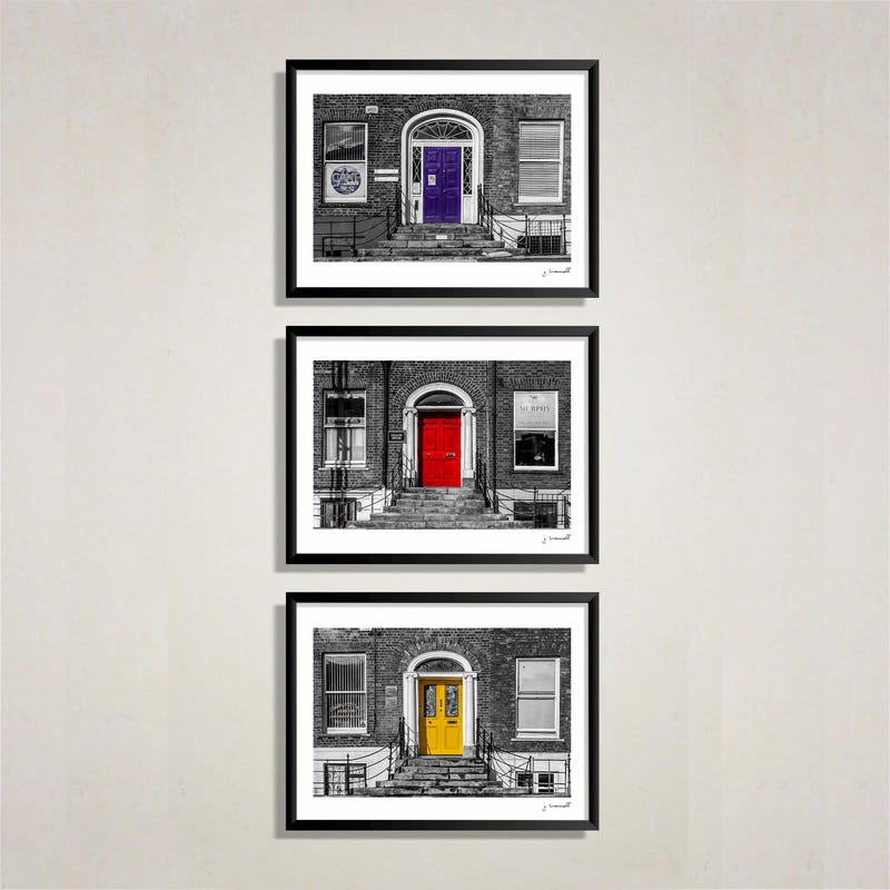 Triptych Architecture Art - Etsy