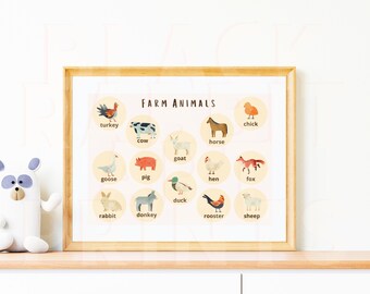 Softness | Baby Farm Animal | Digital Wall Art - Etsy