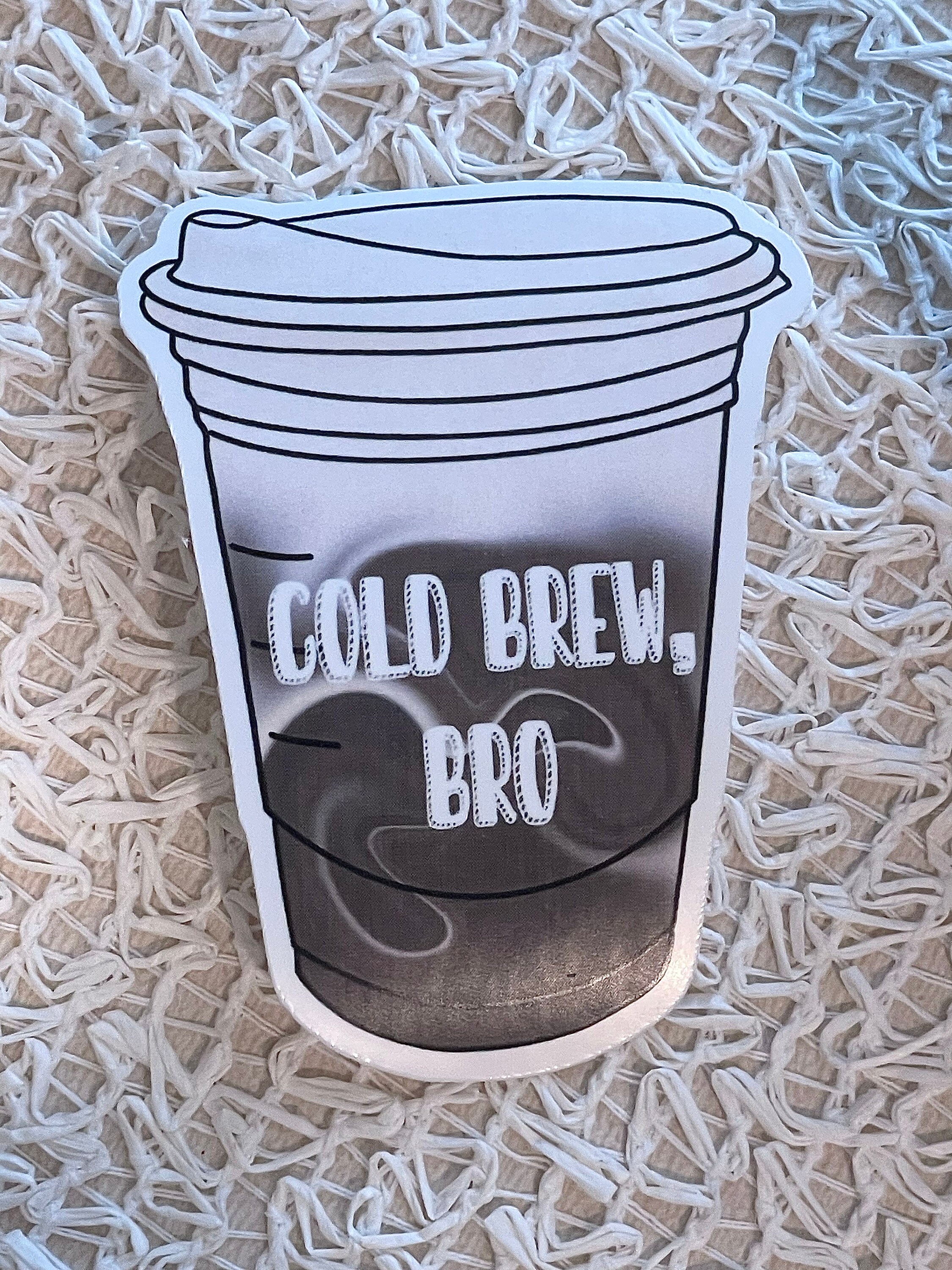 Cold Brew Bro Vinyl Sticker - Cool Story Bro - Coffee Fan - Cold Brew ...