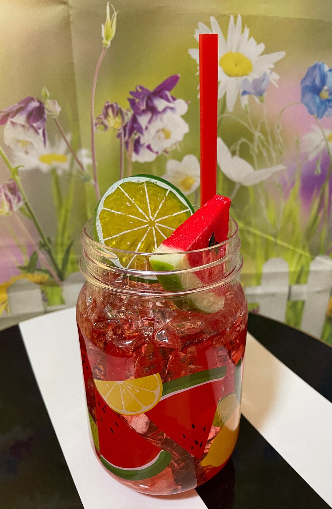 Fake Drink| Watermelon Lime Drink| Photo Prop| Drink Display - Etsy