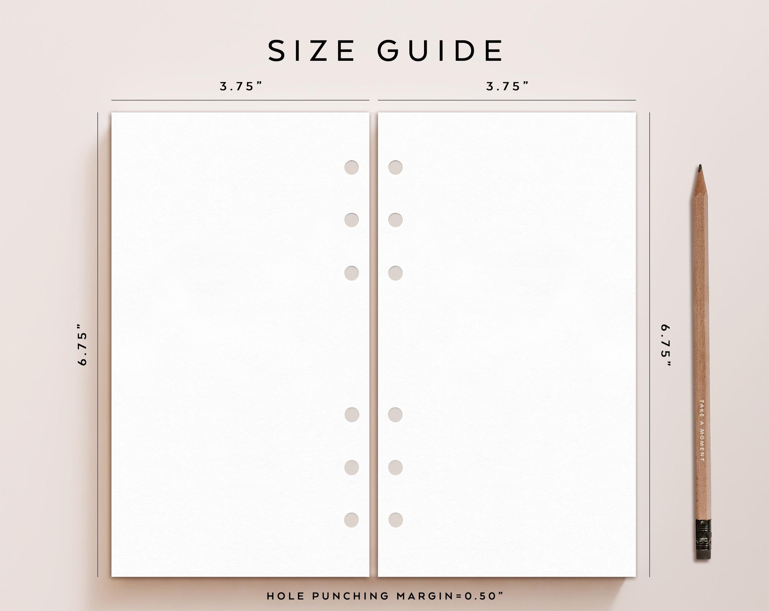 PERSONAL SIZE // Mood Tracker Printable Planner Insert, Year in Pixels ...