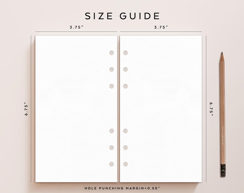 PERSONAL SIZE // Income & Expense Tracker Printable Planner Insert ...