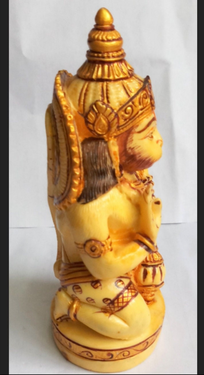 Hanuman Statue, God of Good Luck , Hanuman Idol ,handmade Hanuman ...