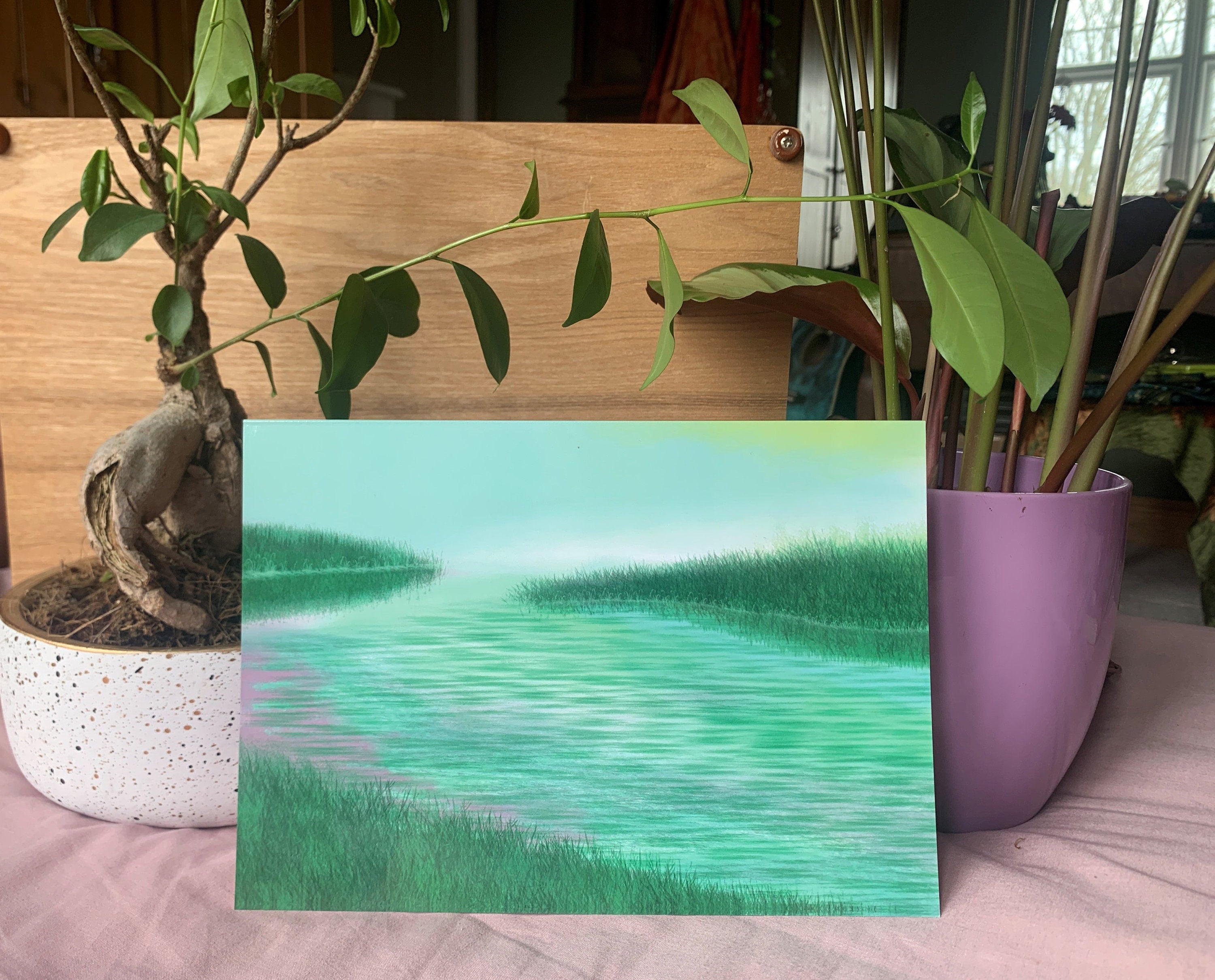 A5 Colourful Landscape Greeting Card / Blank Card - Etsy