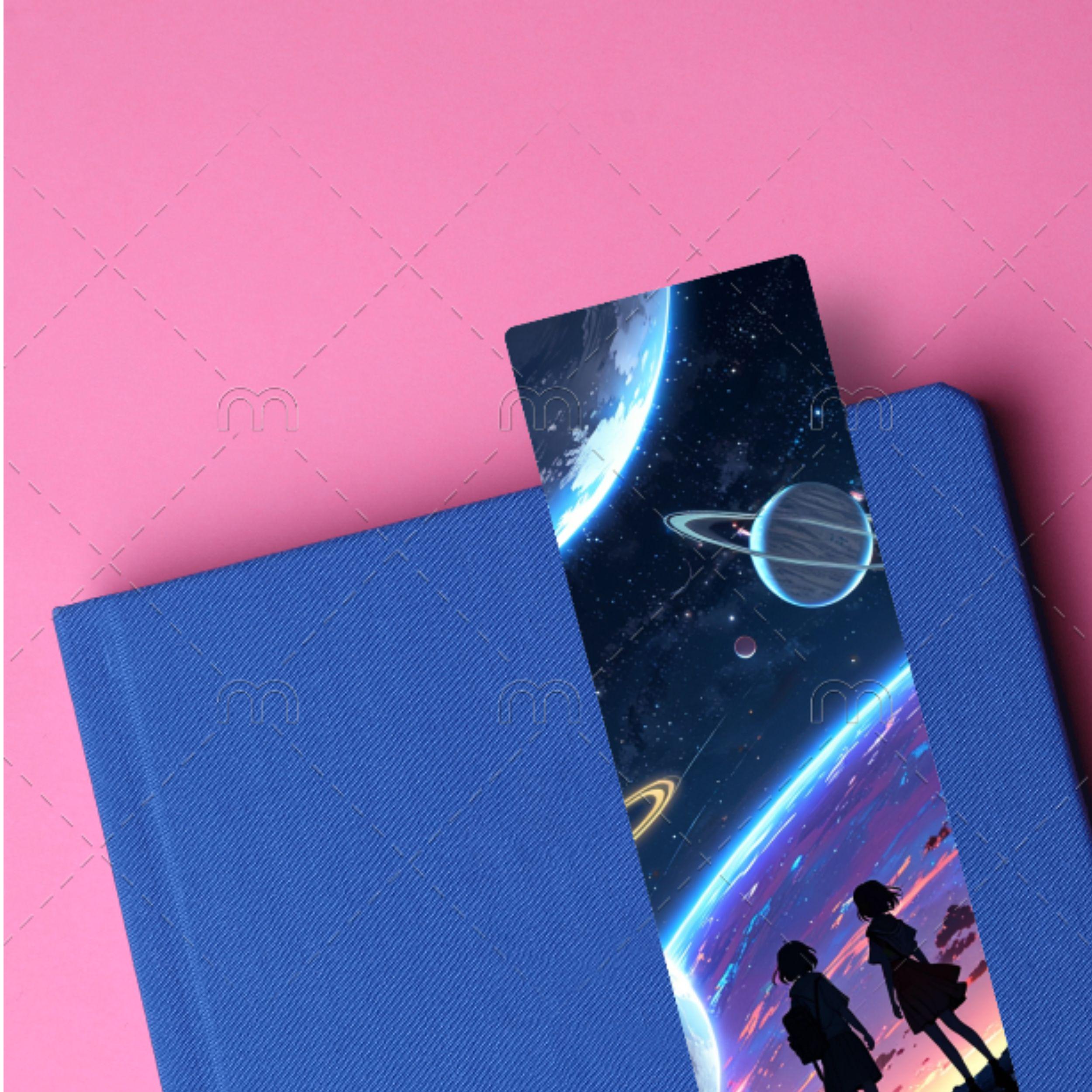 Cosmic Dreamer Digital Bookmarks - Set of 4 Sci-fi Anime Girl Printable ...