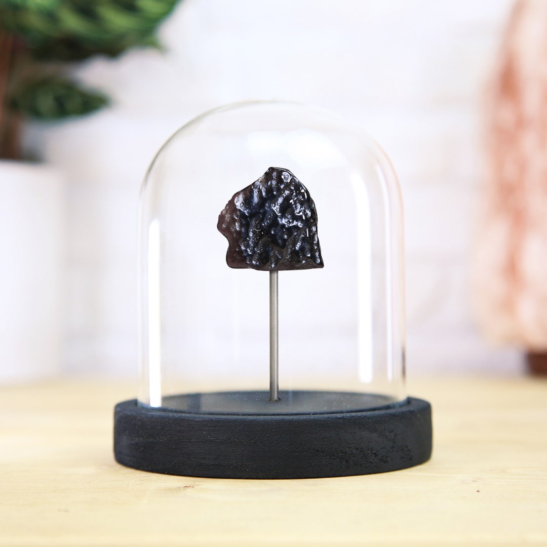 Tektite Meteorite Bell Jar Museum Quality Interior Design Home Decor ...