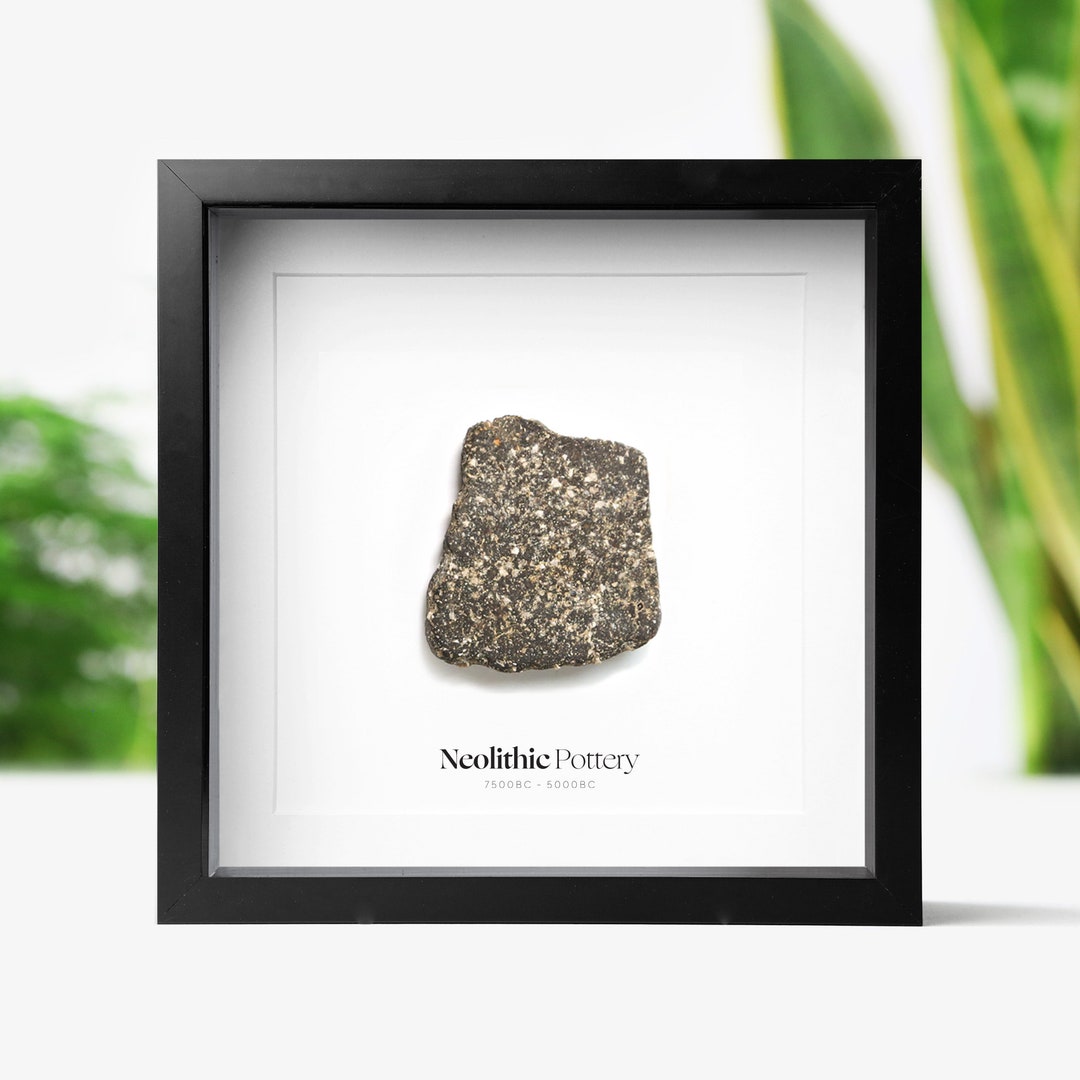 Neolithic Pottery Fragment in Acrylic Box Frame: Ancient History ...