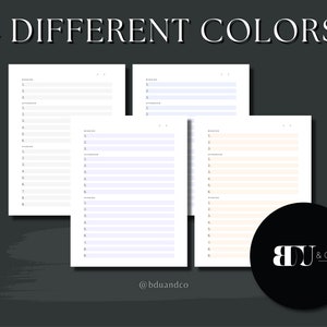 The 369 Method Printable Template (PDF) - Etsy