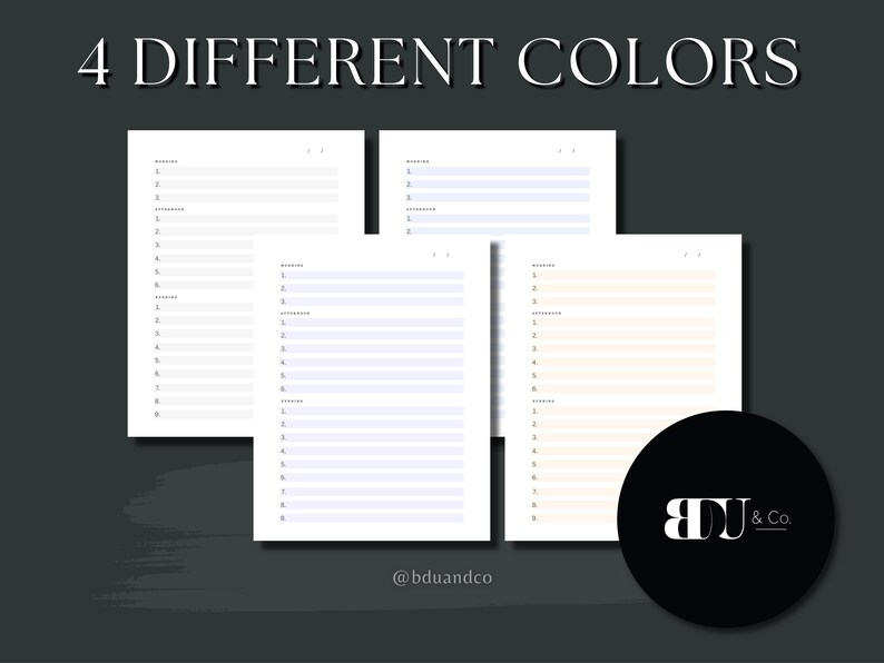 The 369 Method Printable Template (PDF) - Etsy