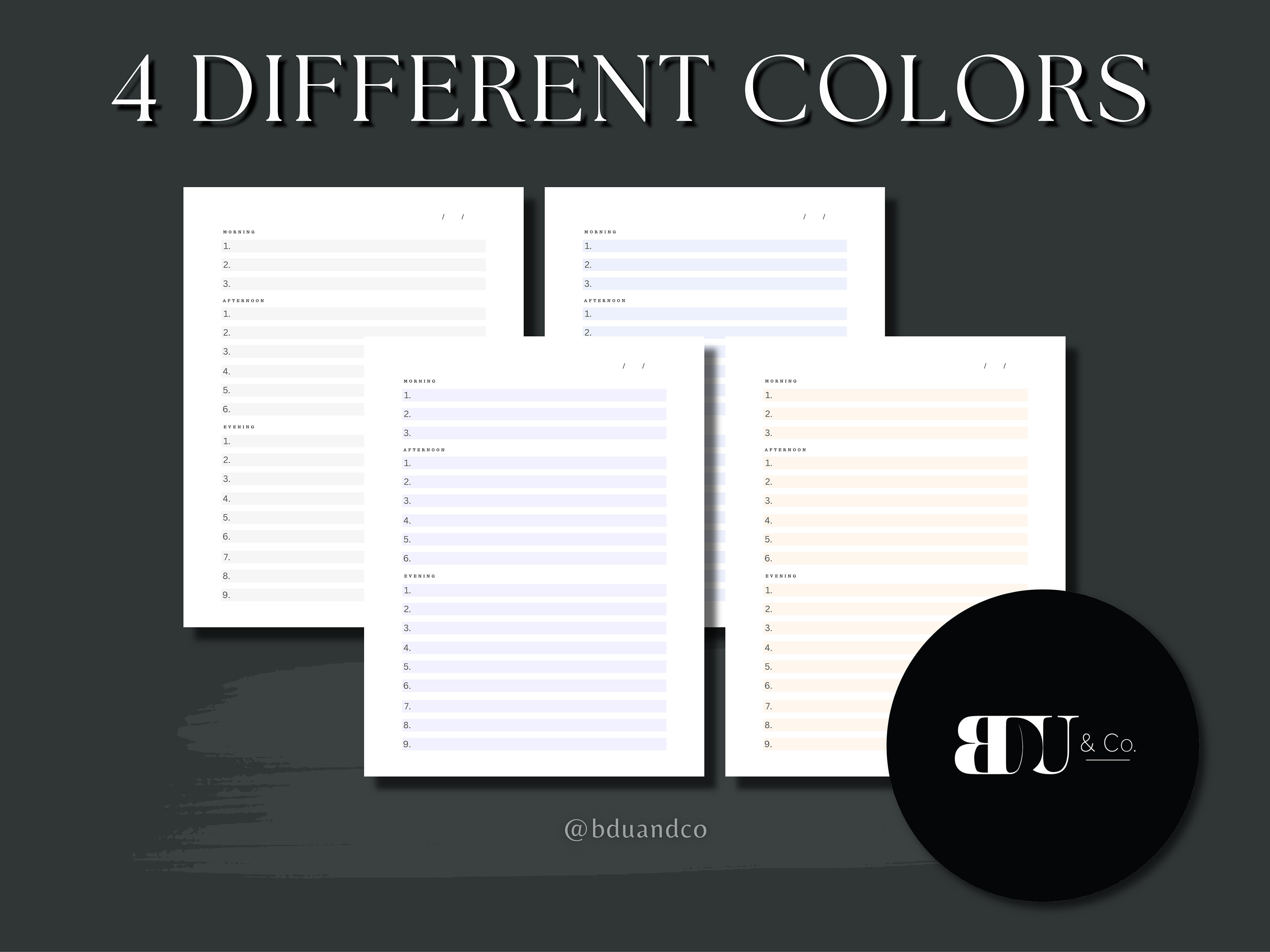 The 369 Method Printable Template (PDF) - Etsy