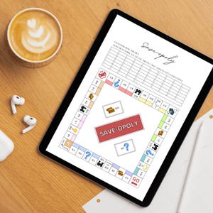 Printable Saveopoly (PDF) - Etsy