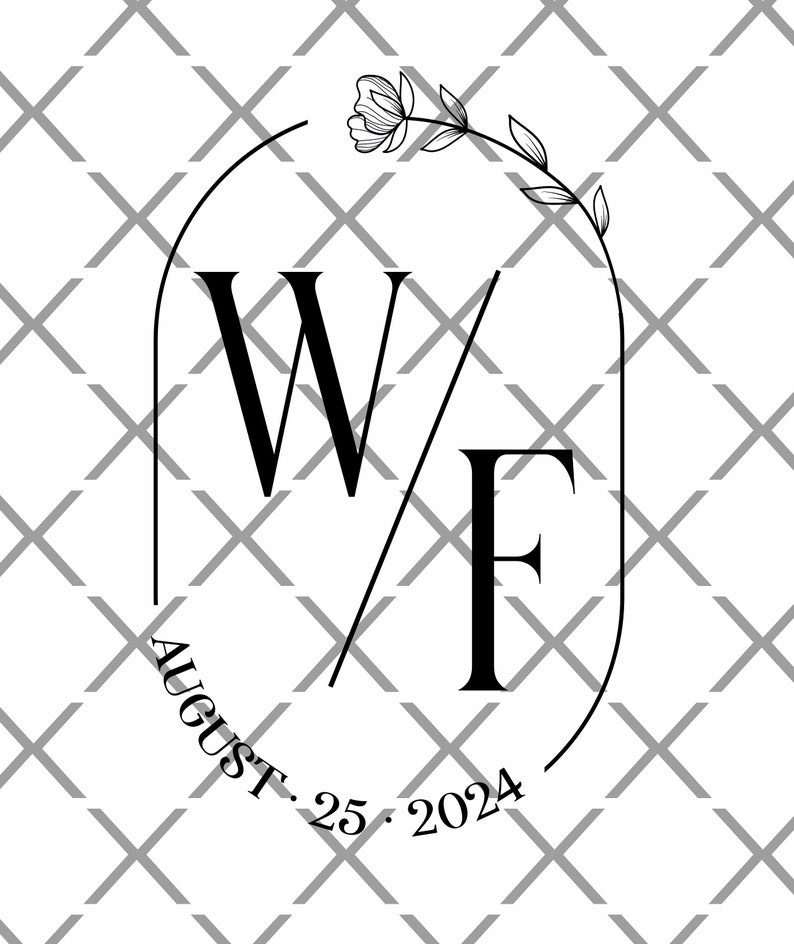 Personalized Wedding Monogram - Etsy