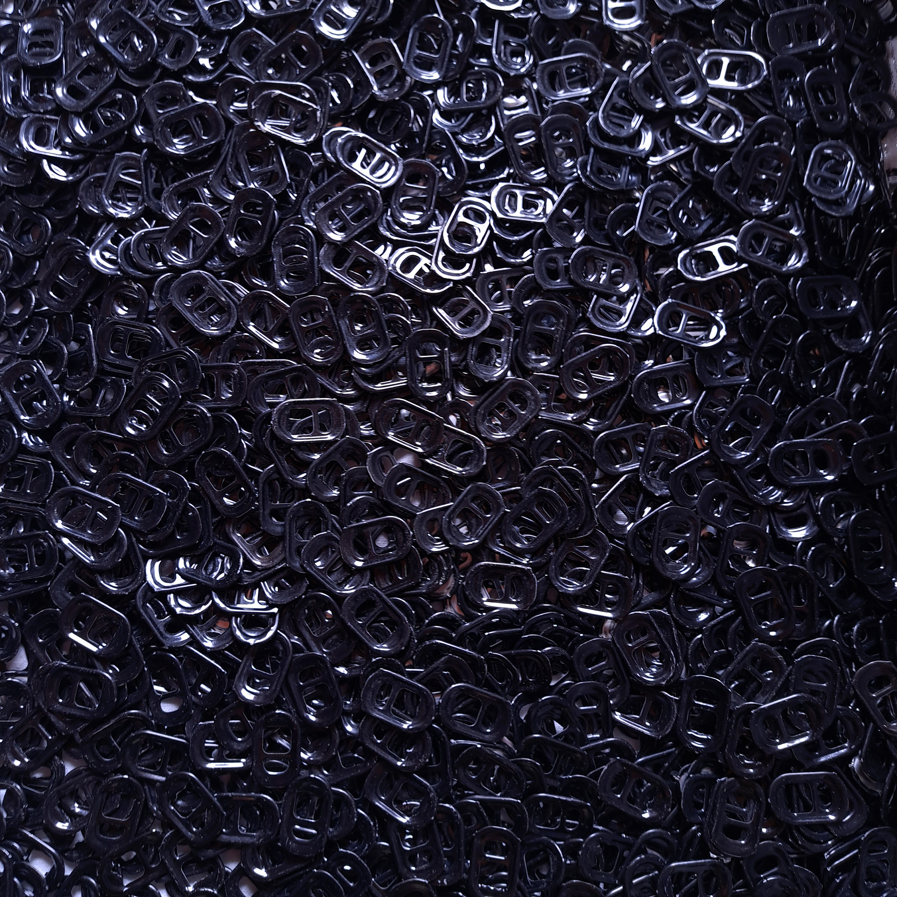 200 Black Aluminum Pop/pull Tabs for Crafts (2-hole) - Etsy