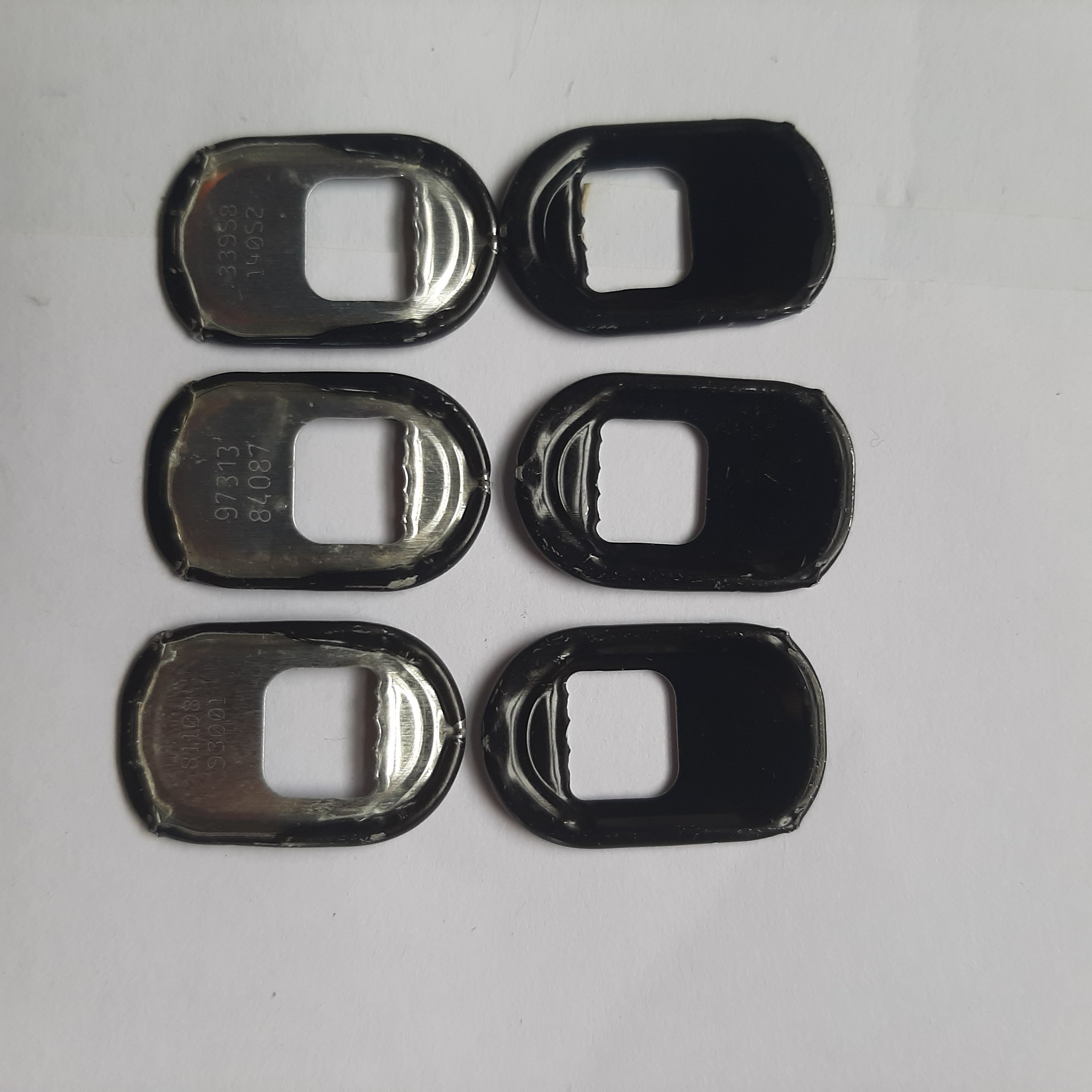 200 Black Aluminum Pop/soda/beer Tabs for Crafts, DIY Projects and More ...