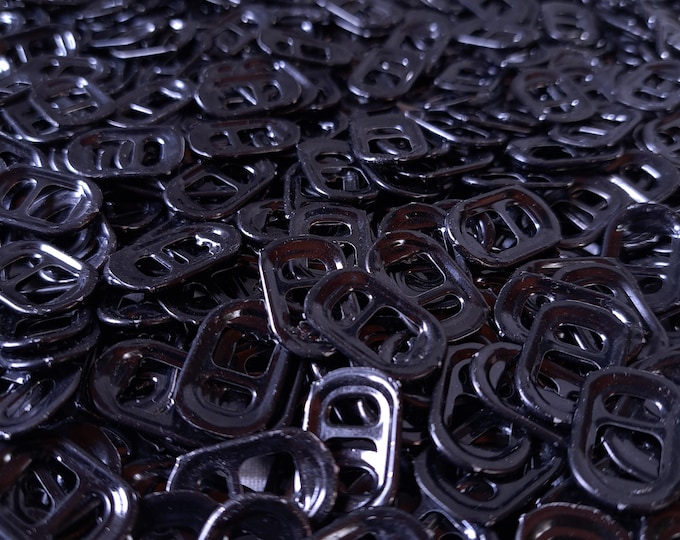400 Silver Aluminum Pop/soda/beer Ring Pull Tabs for Crafts (1-hole ...