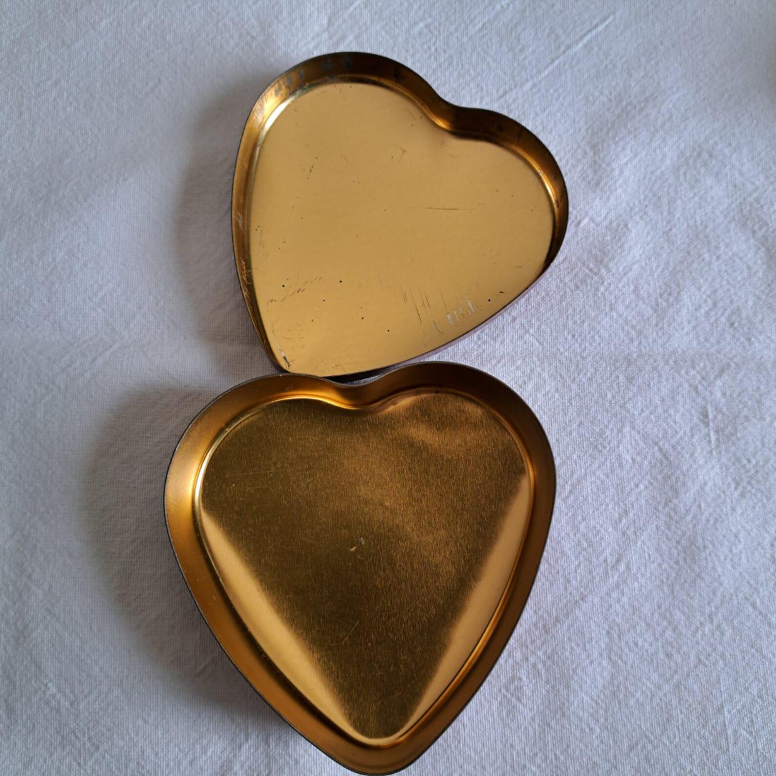 Vintage Hoffman Swiss Made Tin Heart Box Collectable - Etsy