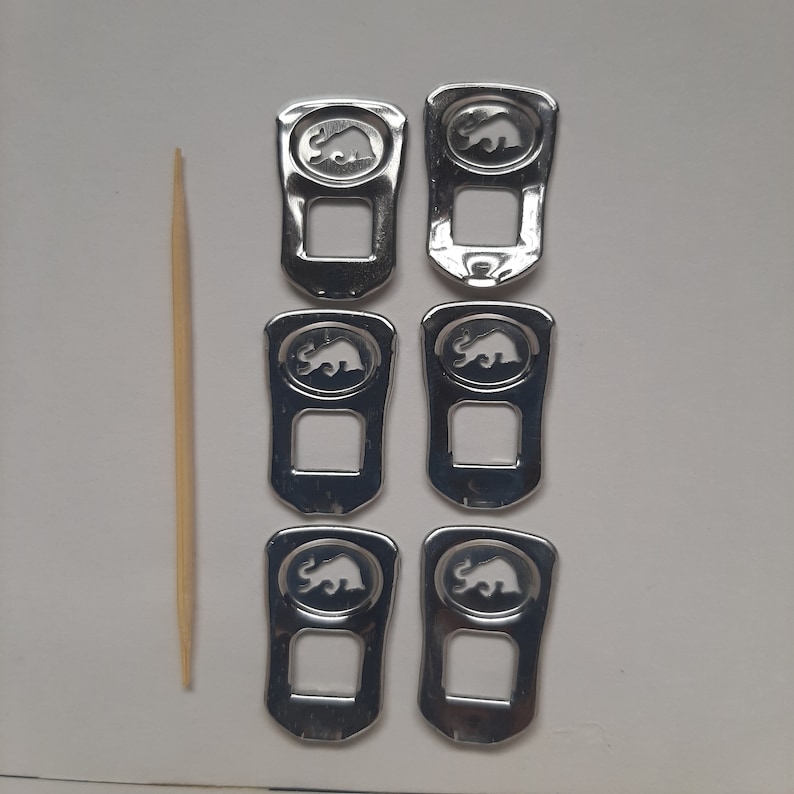 100 Red Bull Aluminum Pop/ Soda/energy Drink Can Pull Tabs for Crafts ...