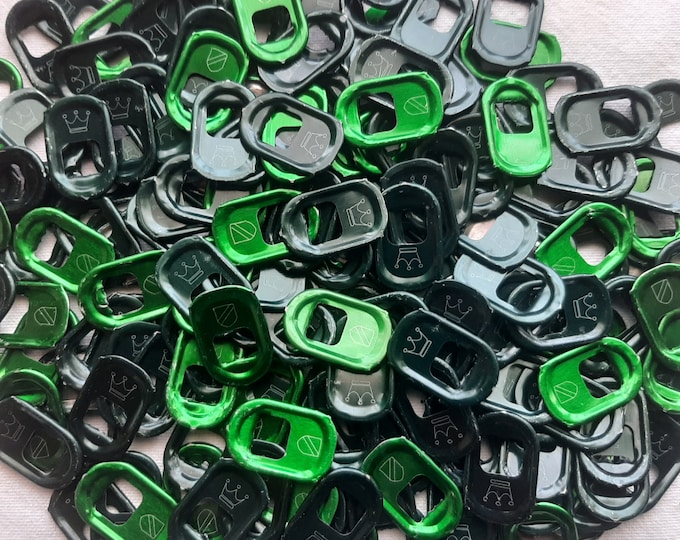 400 Silver Aluminum Pop/soda/beer Ring Pull Tabs for Crafts (1-hole ...