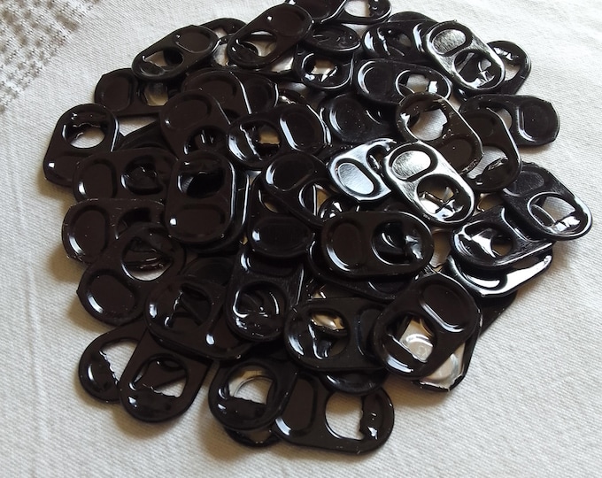 100 Jumbo Aluminum/tin Can Big Pull Soda Pop Tabs - Etsy