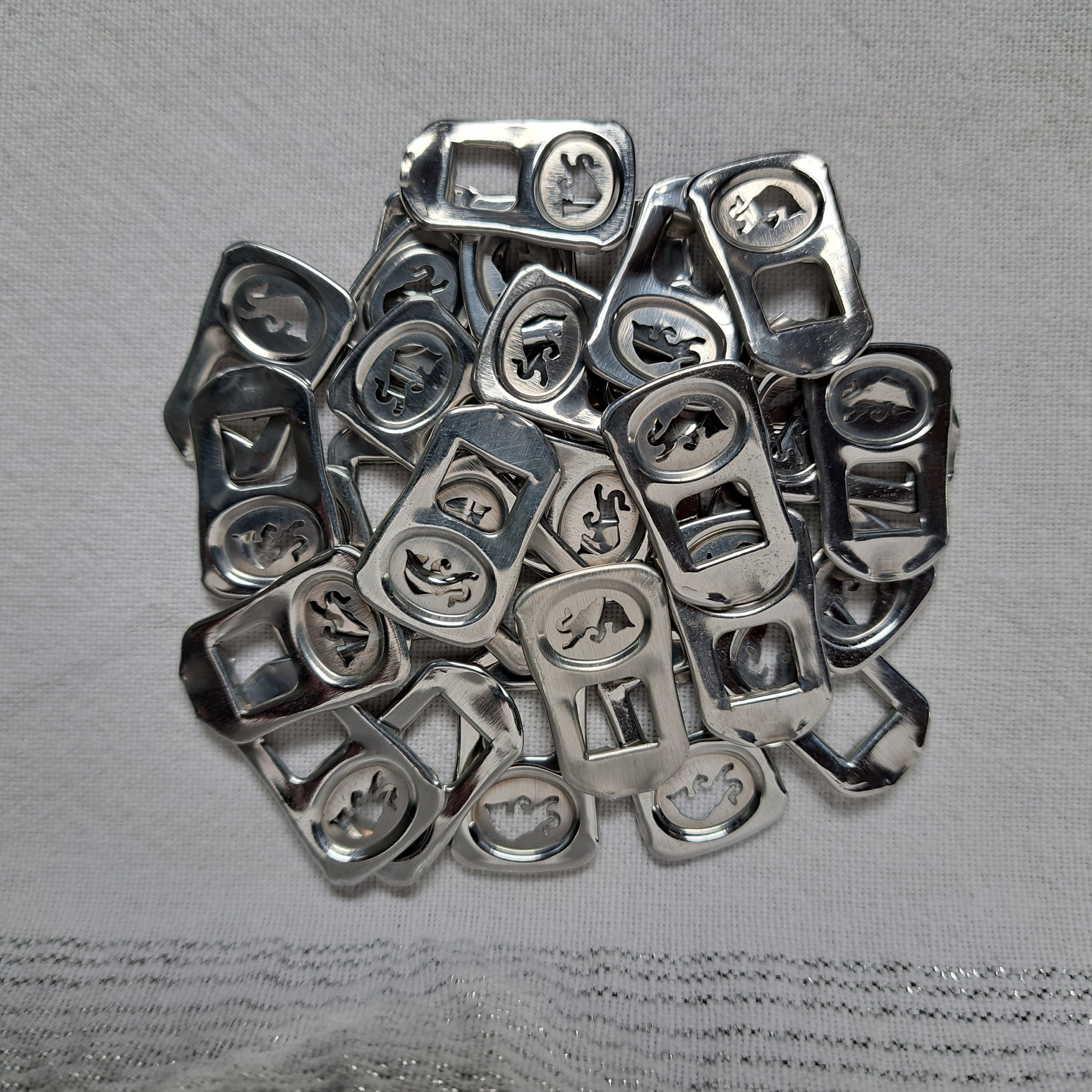 100 Red Bull Aluminum Pop/ Soda/energy Drink Can Pull Tabs for Crafts ...